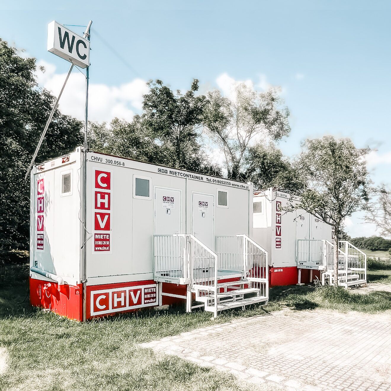 WC-Container & Sanitärcontainer Kaufen und Mieten | CHV Container