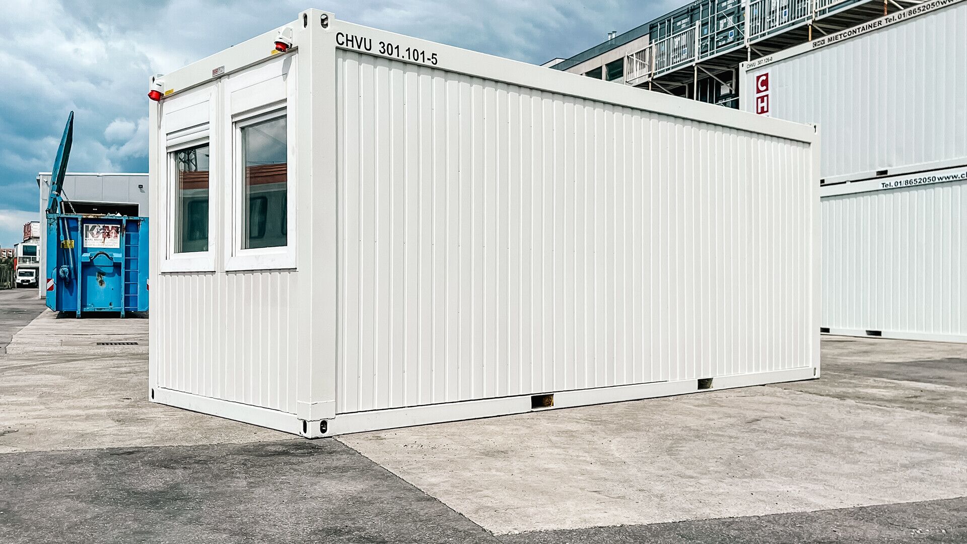 Used 6m Office Container, End-on | CHV Container